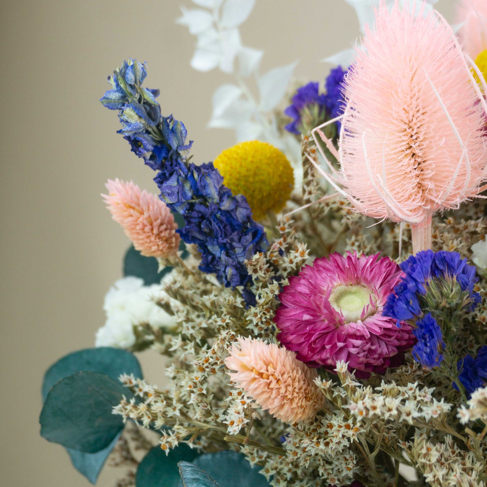 Spring Solstice Dried Bouquet – Damselfly Florals & Events