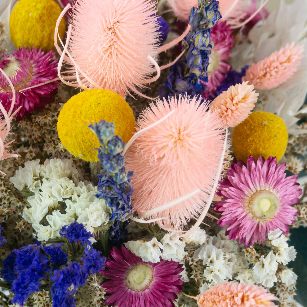 Spring Solstice Dried Bouquet – Damselfly Florals & Events